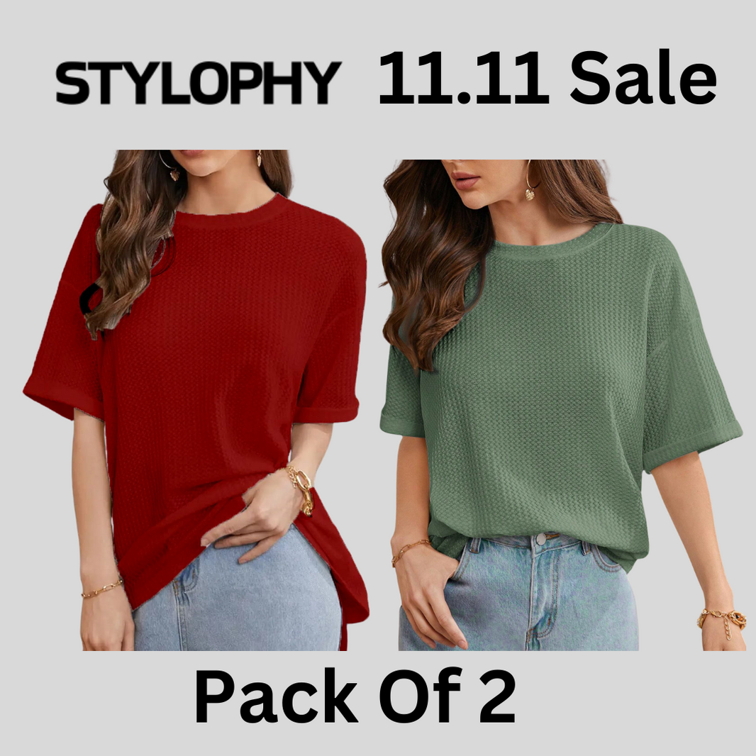Oversized Waffle Knit – Stylophy